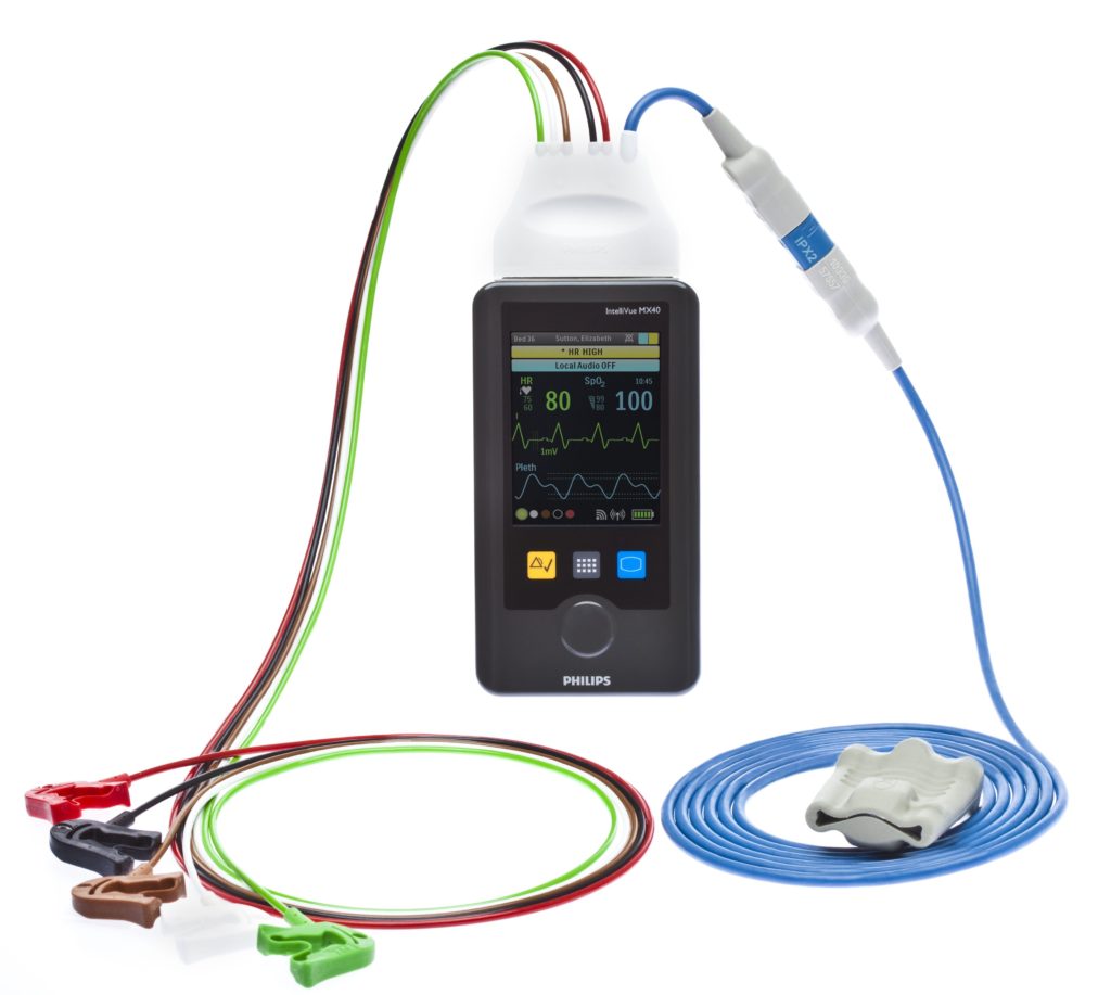 Philips IntelliVue MX40 / Tragbarer Telemetrie Patientenmonitor